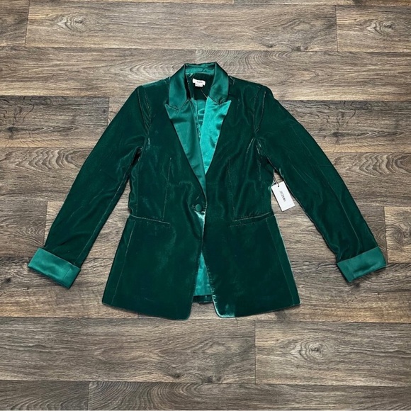 Jason Wu | Jackets & Coats | New Jason Wu Emerald Green Velvet Satin ...